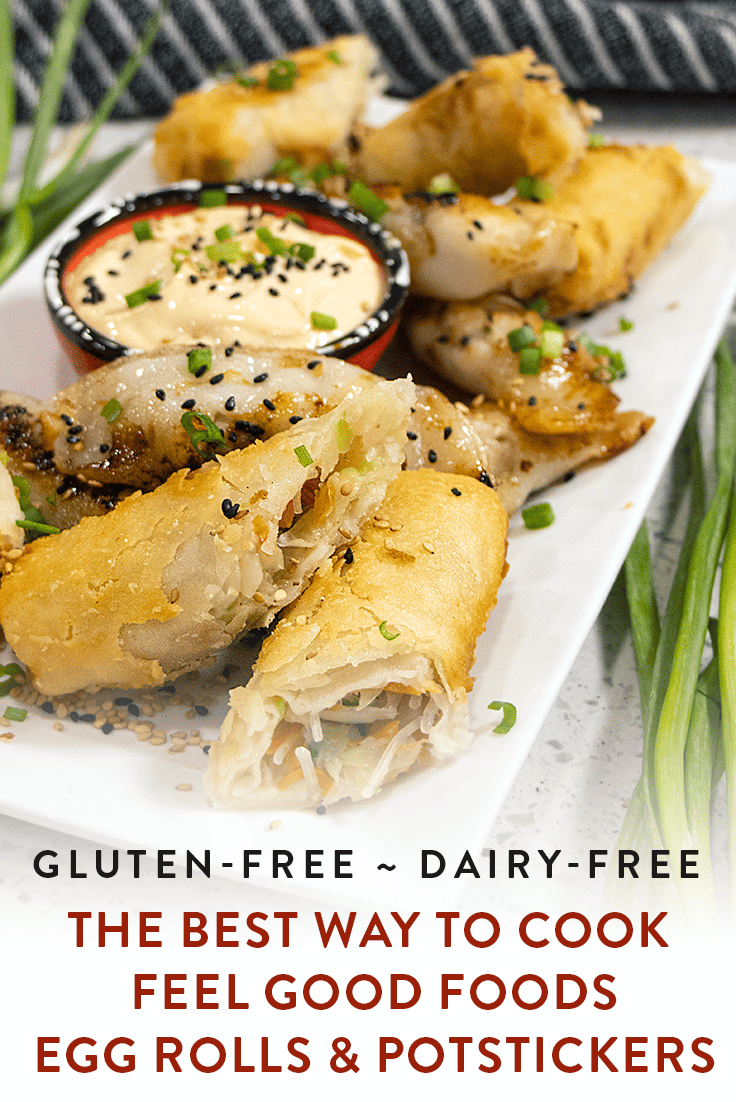 The BEST Way to Cook Feel Good Foods Eggs Rolls & Potstickers (GF/DF)